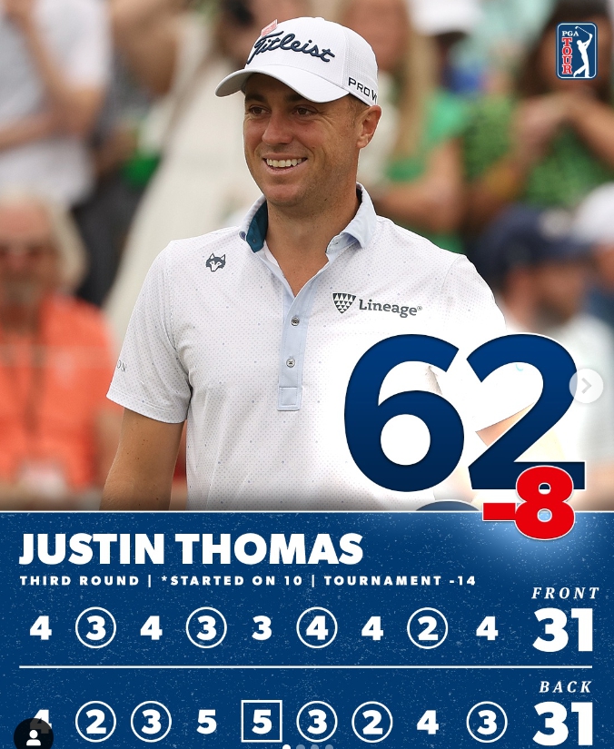 [PGA]트래블러스 챔피언십 매 라운드 '최저타' 행진'