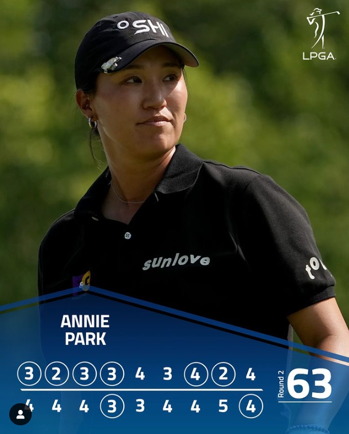 [LPGA]이정은5, 8년만에 우승기회...다나오픈 2R 선두와 3타차 공동 5위