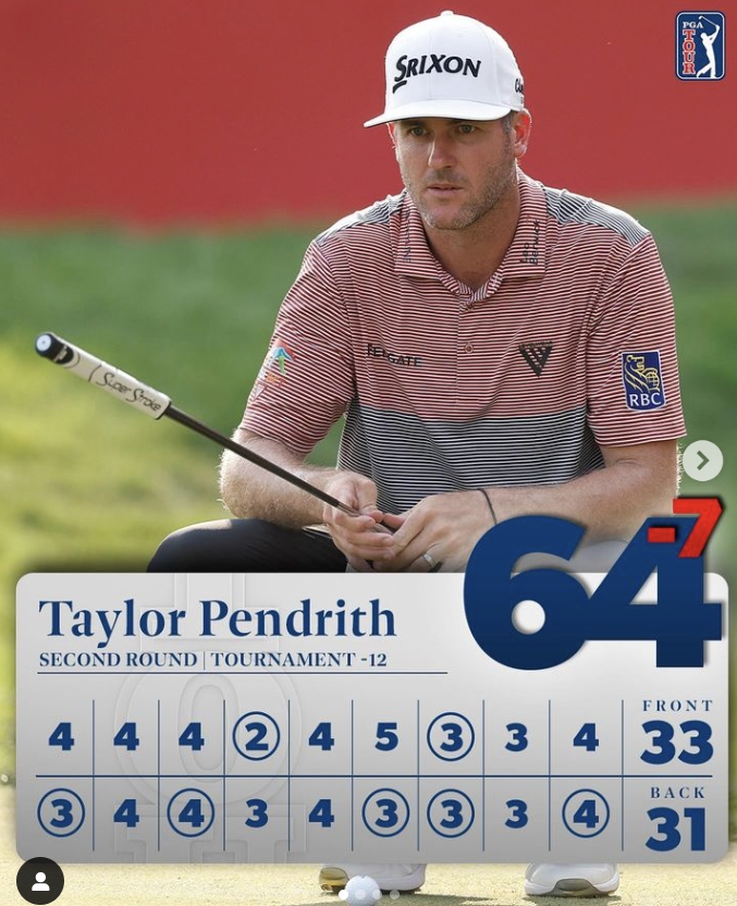 이경훈, PGA투어 3M 6타 차 공동 18위...펀드리스, 12언더파 선두