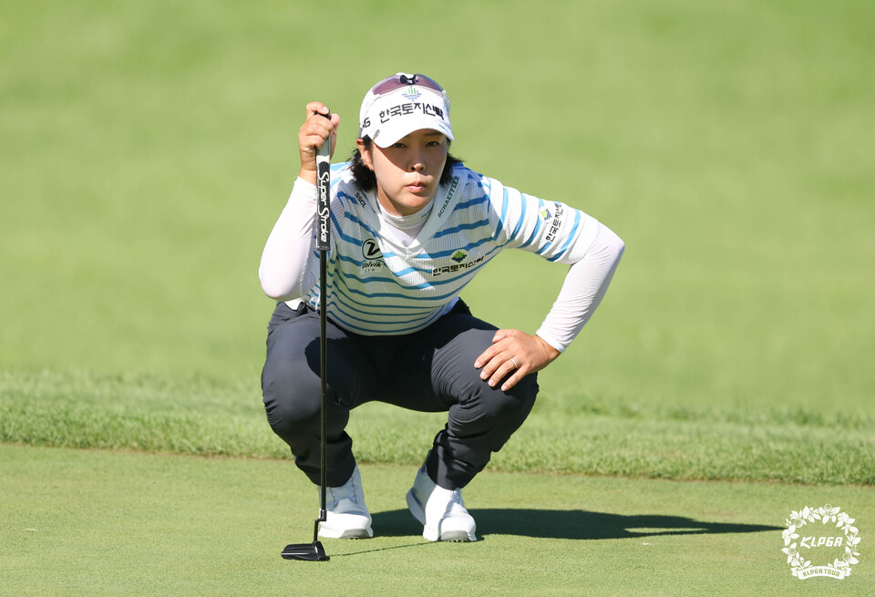 박지영, KLPGA투어 시즌 4승 시동...KG 첫날 7언더파 선두